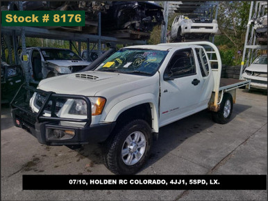 8176 - 07/10, HOLDEN RC COLORADO, 4JJ1, 5SPD, LX