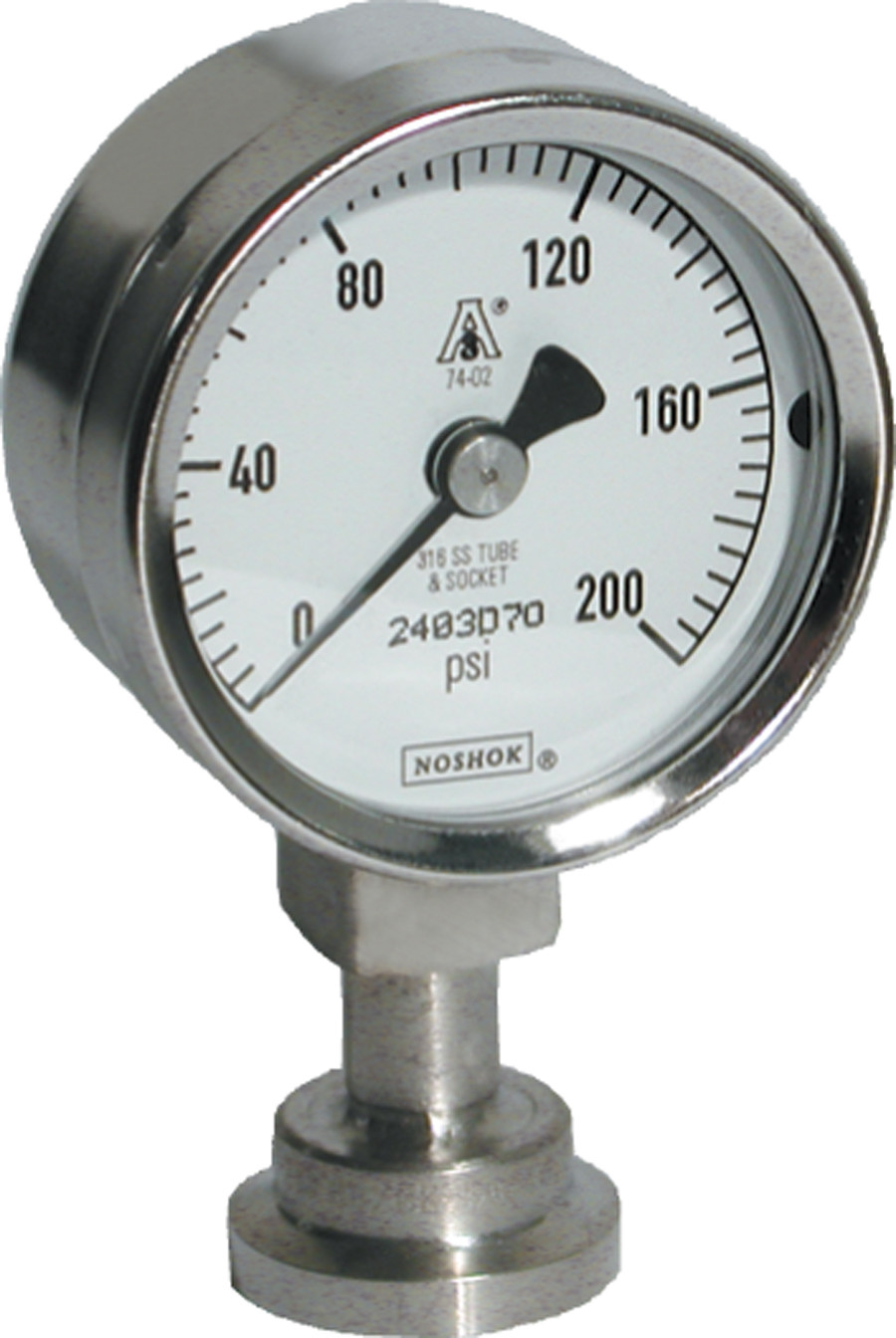 10 Series Fractional Sanitary Gauge - Lighthouse Process