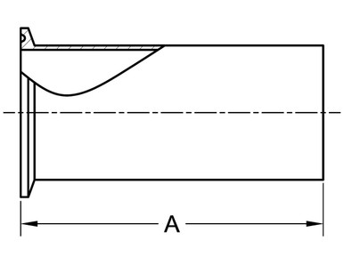 14MPHT - CLAMP TYGON HOSE ADAPTER - Lighthouse Process