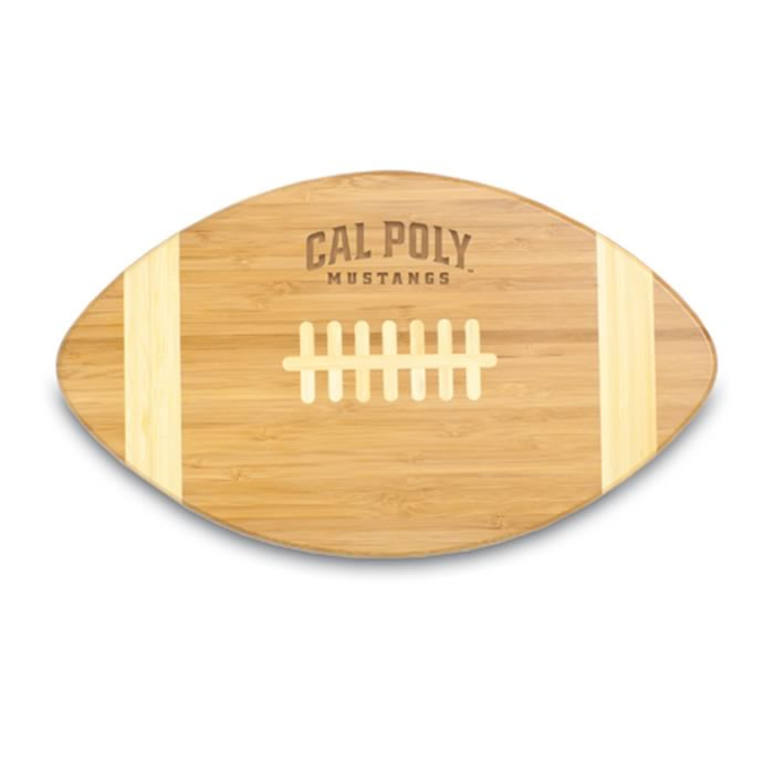 Cal Poly Mustangs Engraved Football Cutting Board | BBQ FANS
