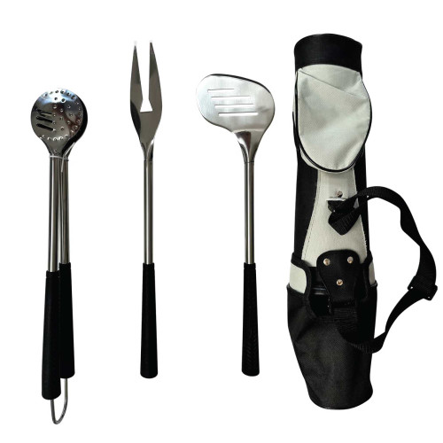 Golf Club BBQ Tool Set | Grilling Gift for Golf Lovers Grill Masters ...