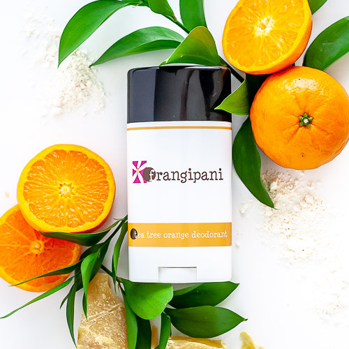 Tea Tree Orange Deodorant | Frangipani Body Products | Natural Deodorant