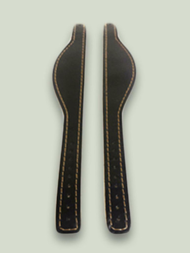 Deluxe leather hand straps for Anglo concertina.
