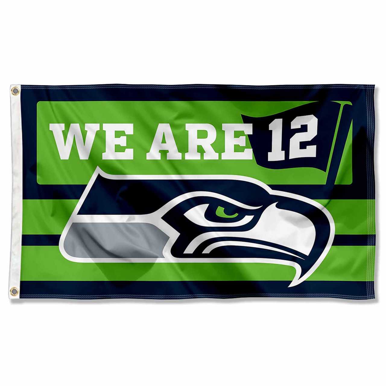 Seattle Seahawks We are 12 Flag - State Street Products