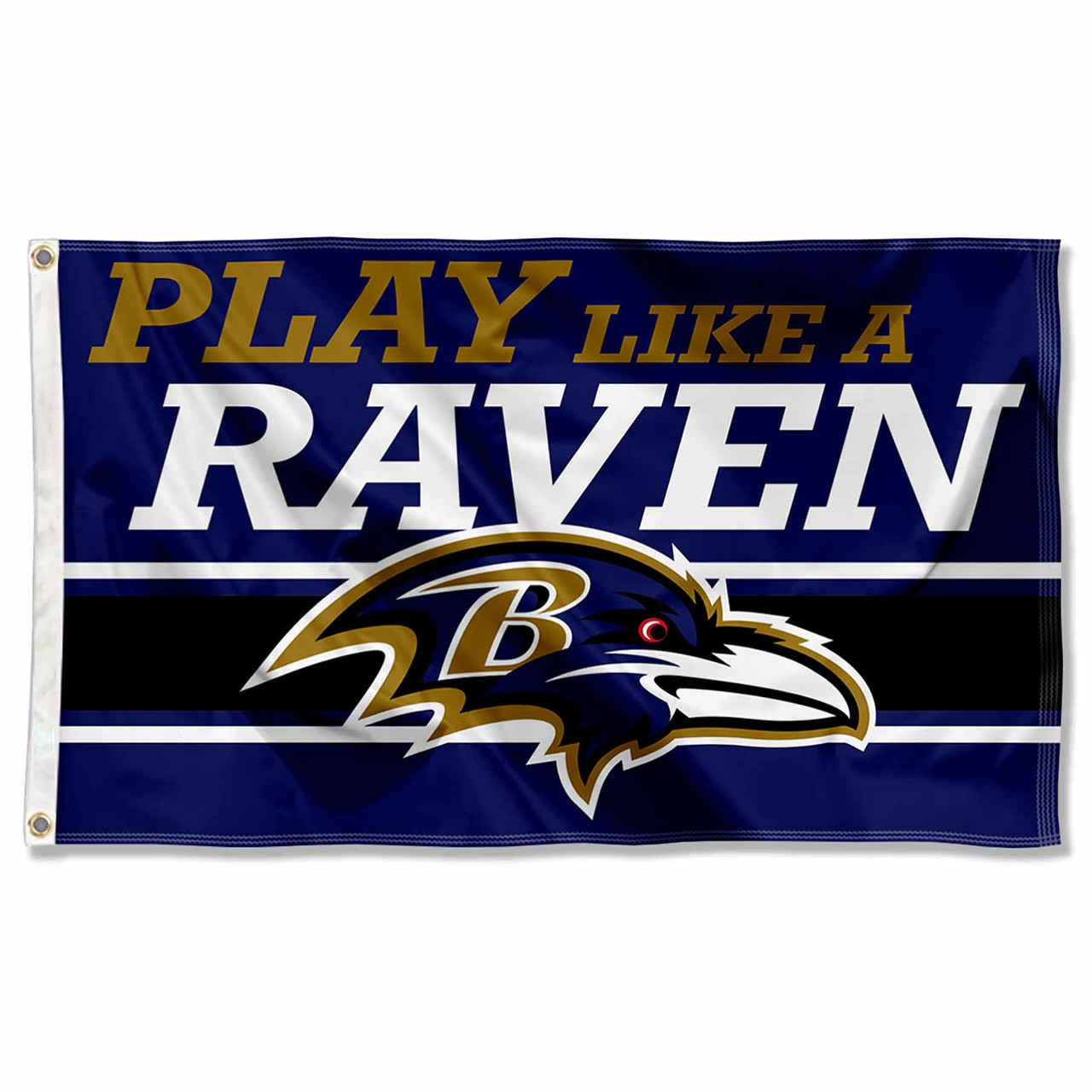 Baltimore Ravens Play Like A Raven Flag - State Street Products