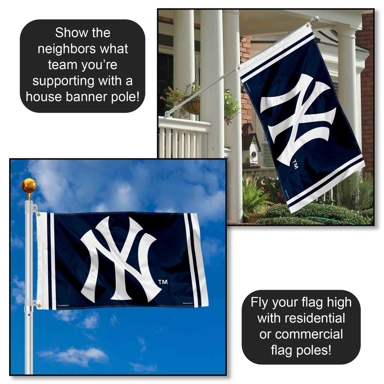 New York Yankees NY Flag - State Street Products