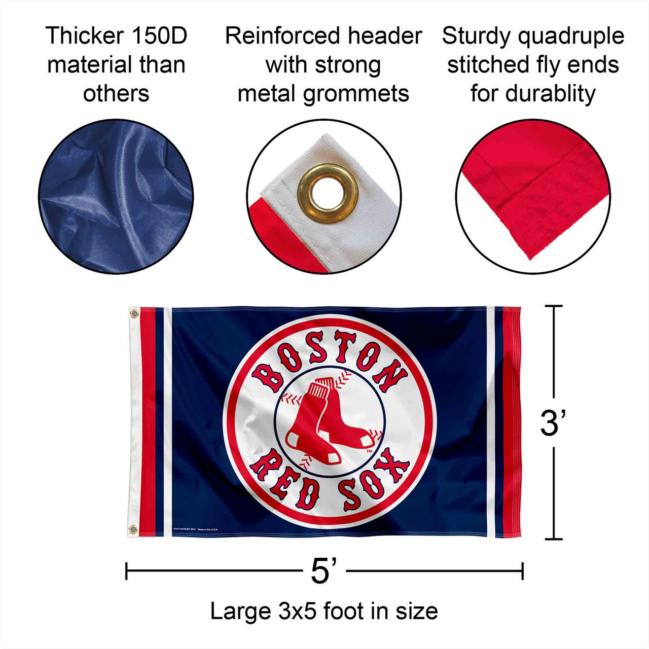 Boston Red Sox Flag - State Street Products