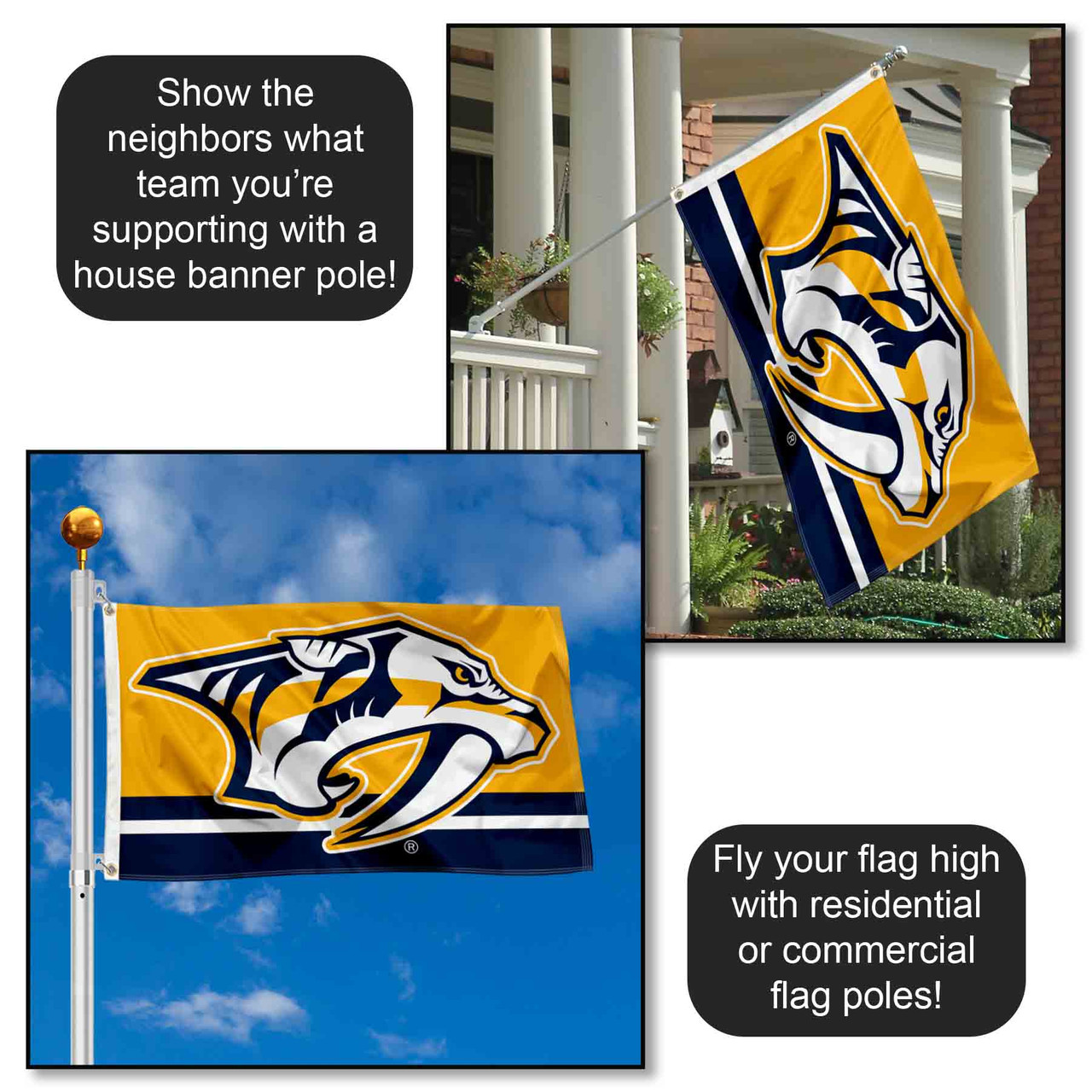 Nashville Predators Flag - State Street Products