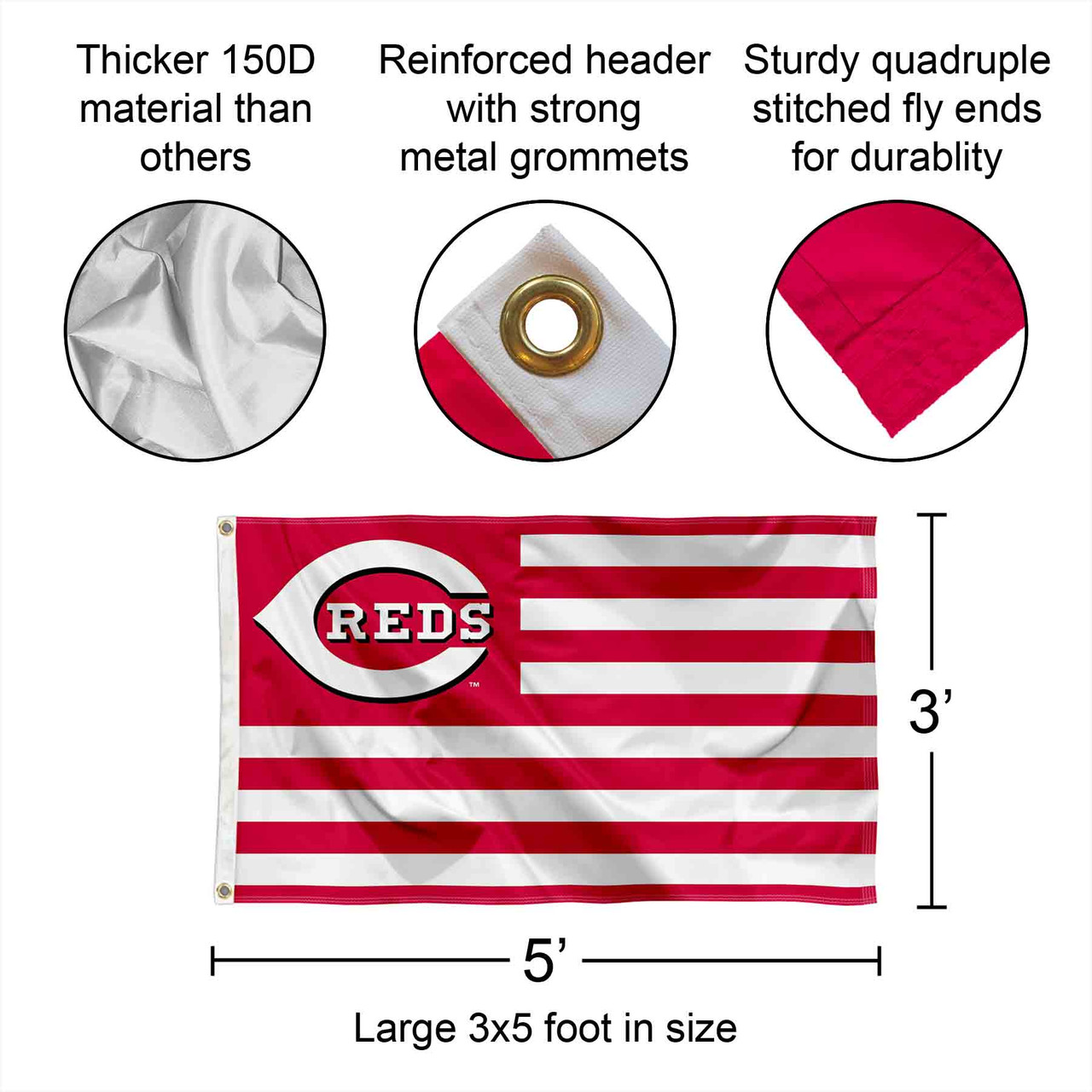 Reds Nation Flag - State Street Products