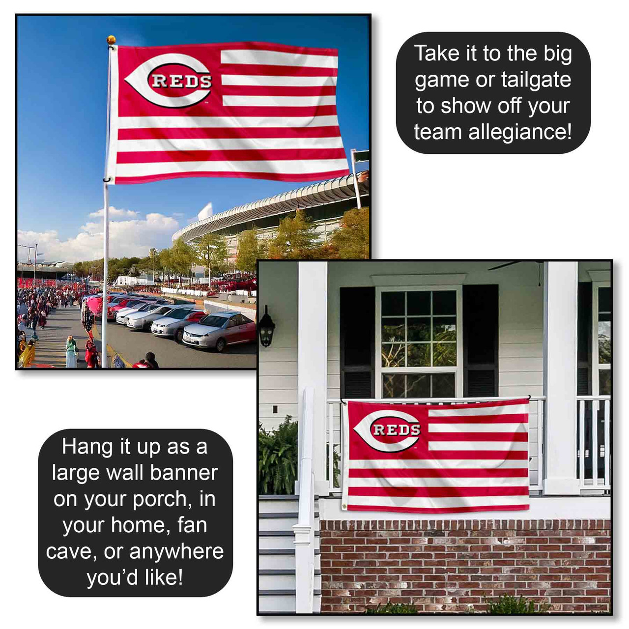 Reds Nation Flag - State Street Products