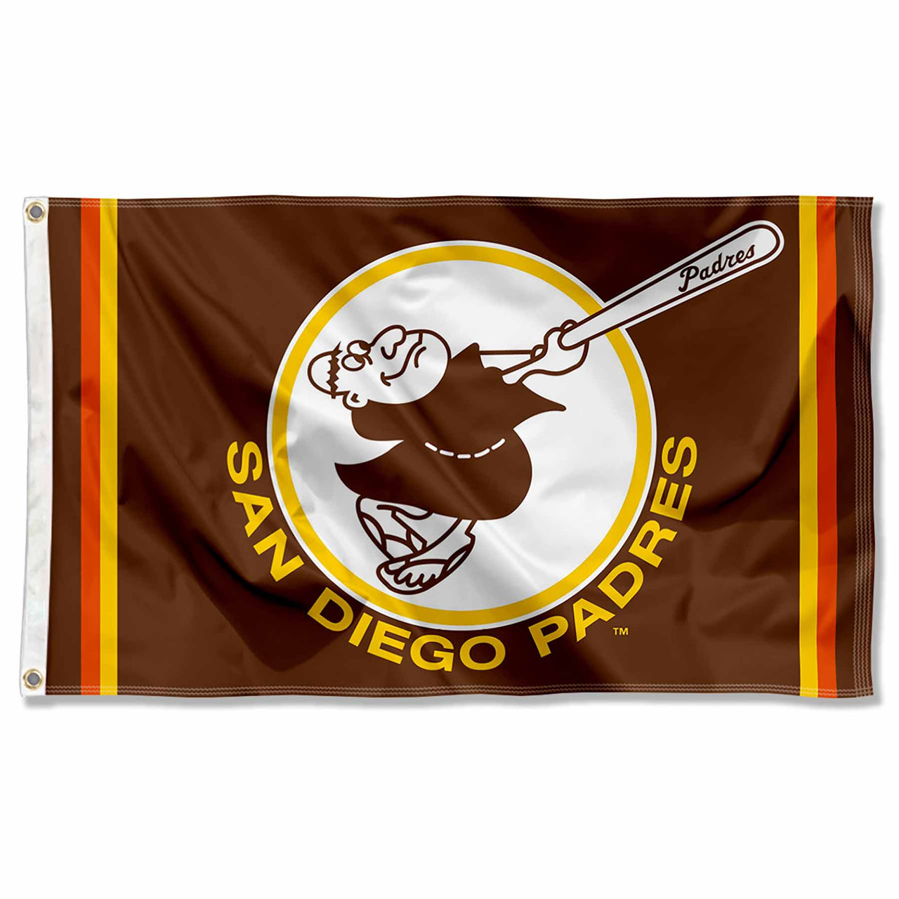 San Diego Padres Retro Vintage Throwback Logo 3x5 Large Banner Flag ...