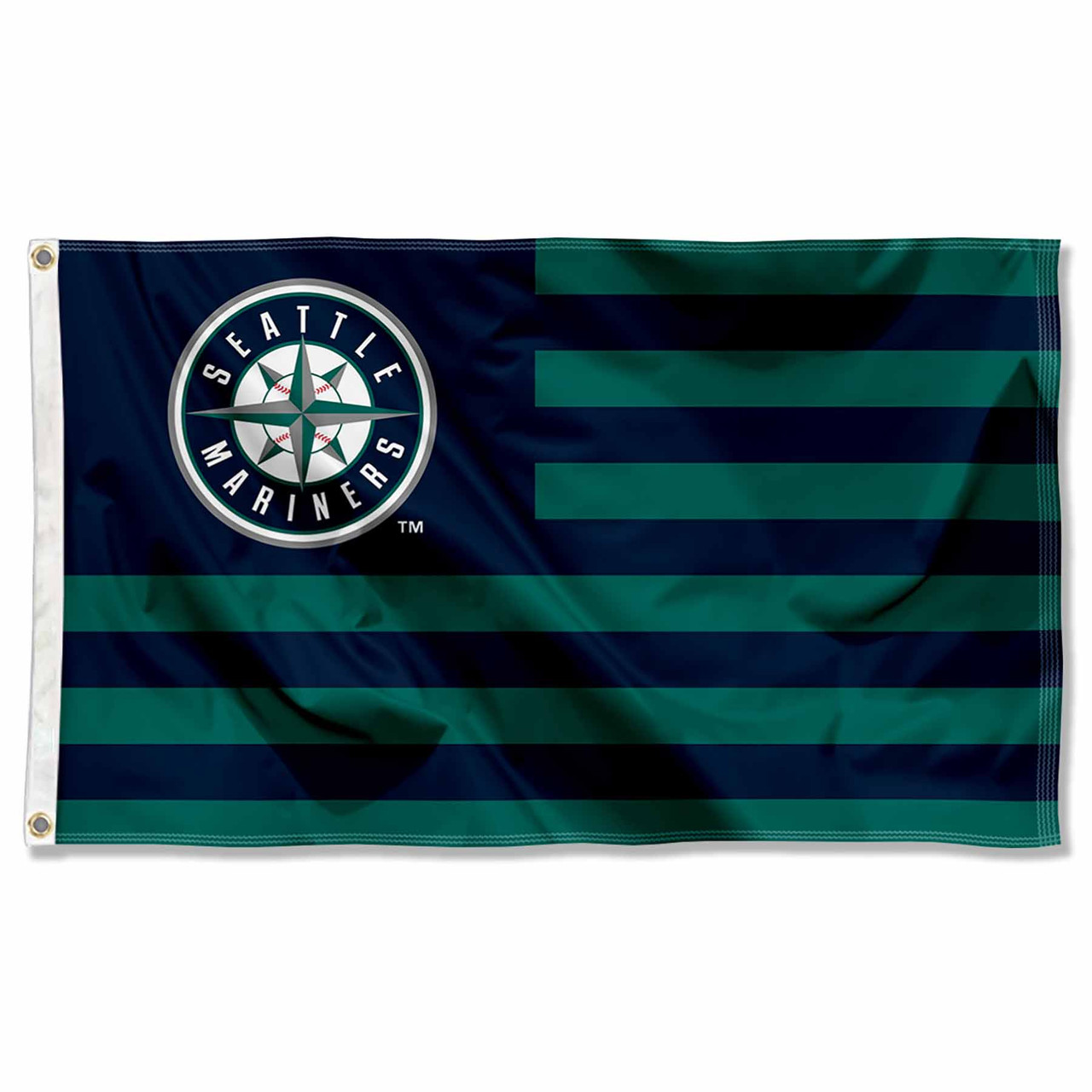 Seattle Mariners Americana Nation Flag - State Street Products