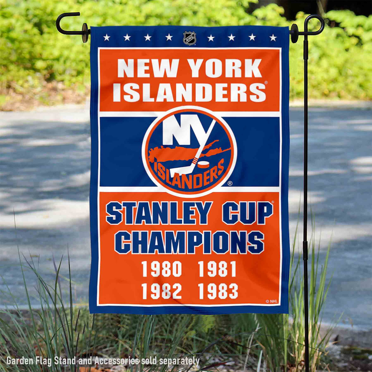 New York Islanders 4 Time Stanley Cup Champions Garden Flag - State ...