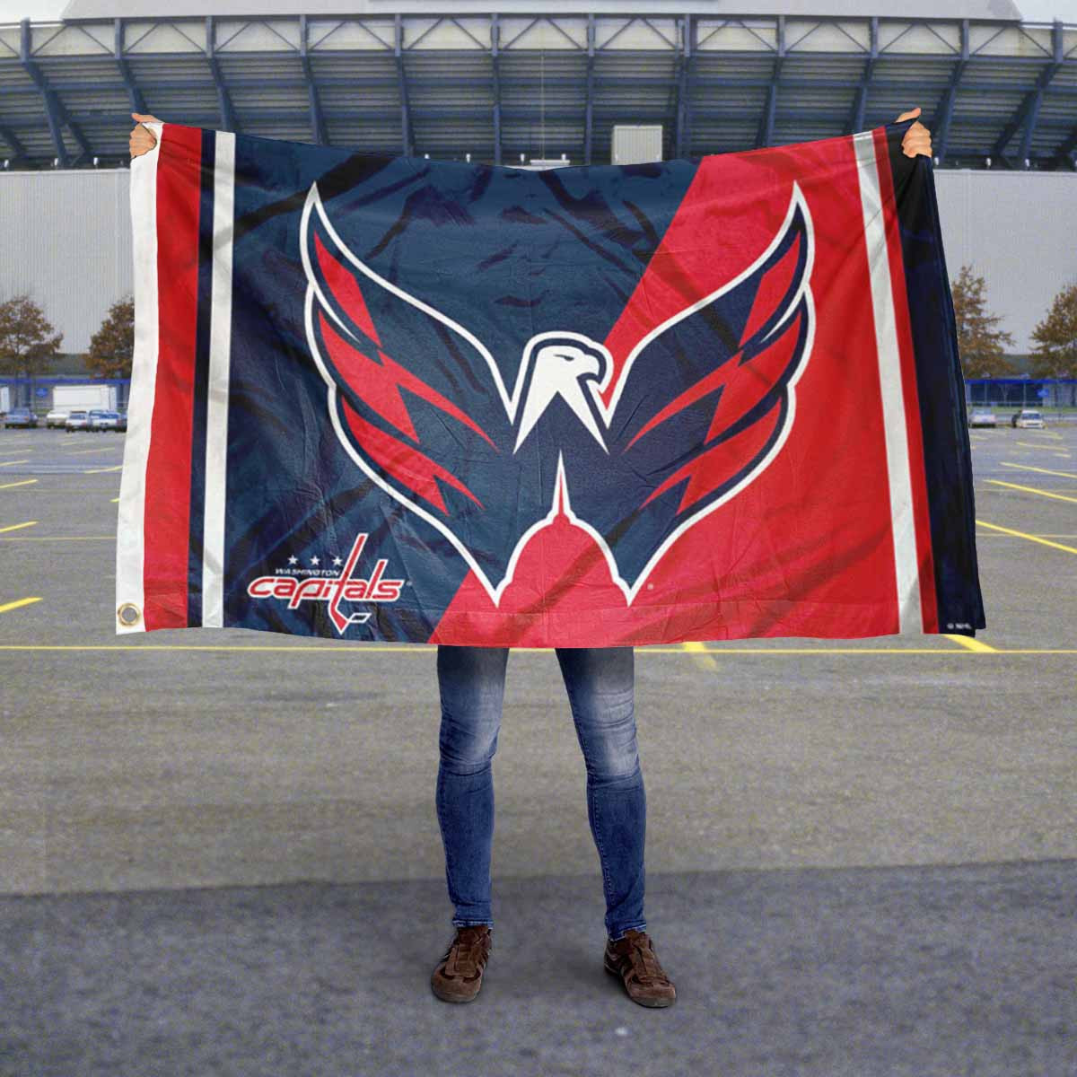 Washington Capitals Bald Eagle Flag - State Street Products