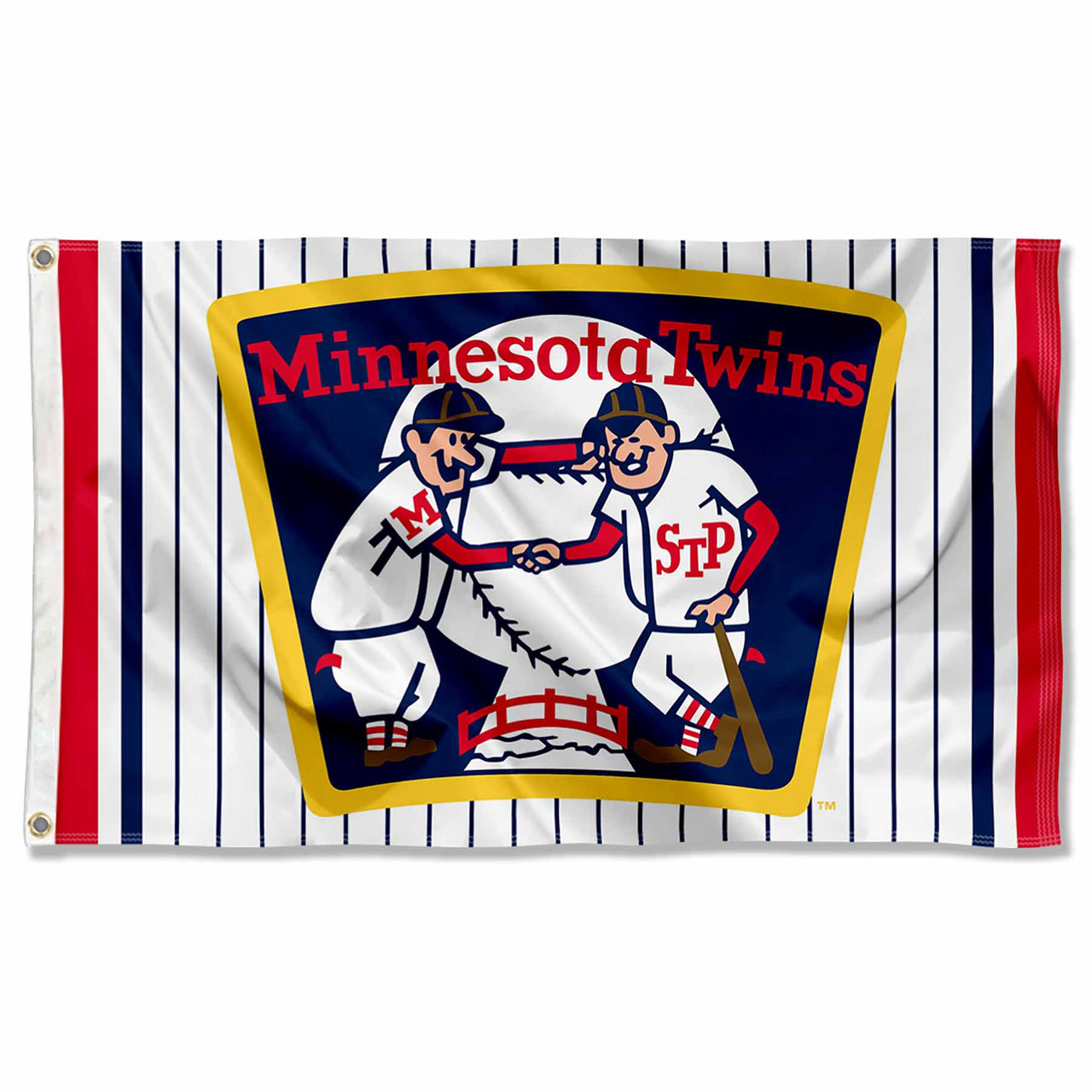 Minnesota Twins Retro Vintage Throwback Logo 3x5 Large Banner Flag ...