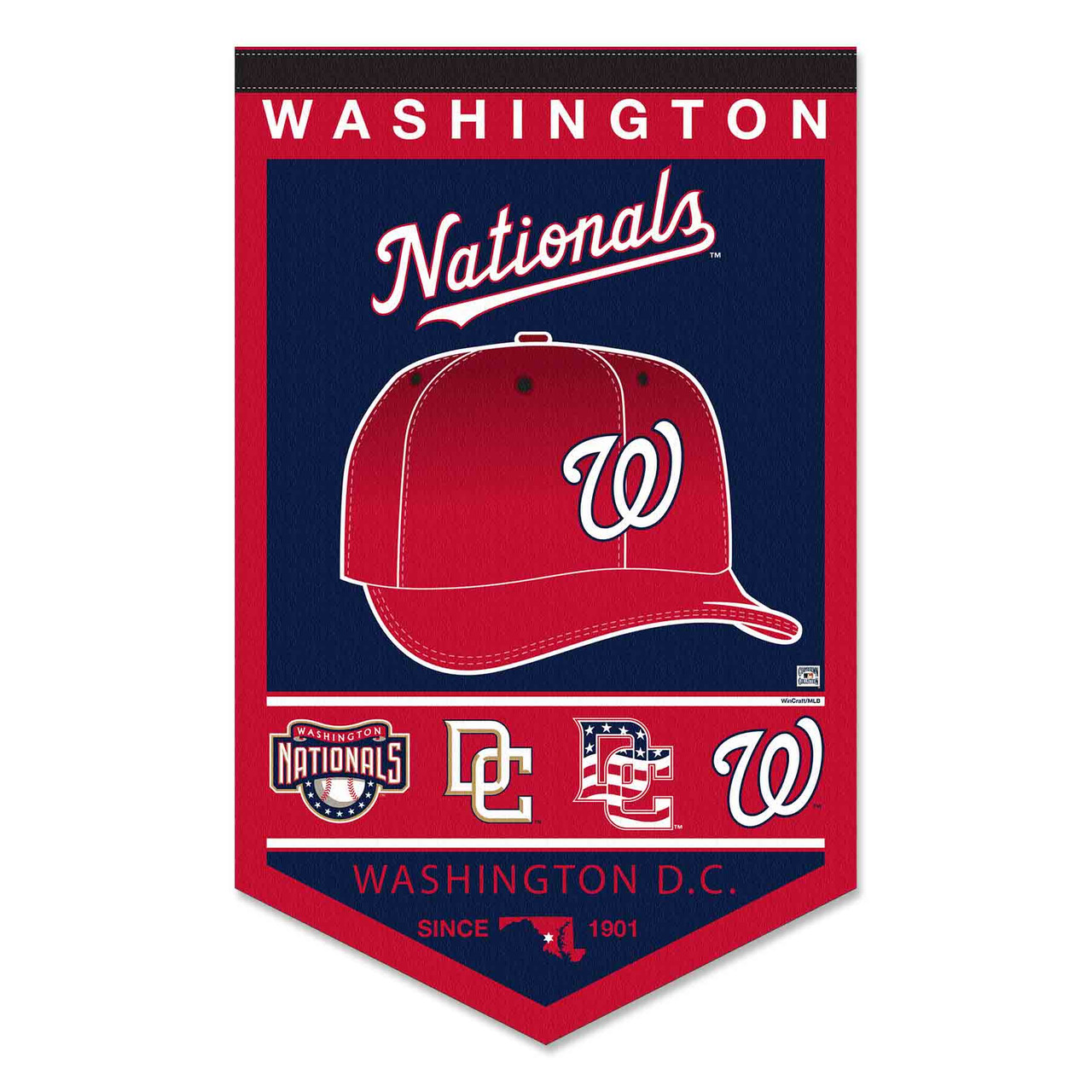 Washington Nationals History Heritage Logo Banner - State Street Products