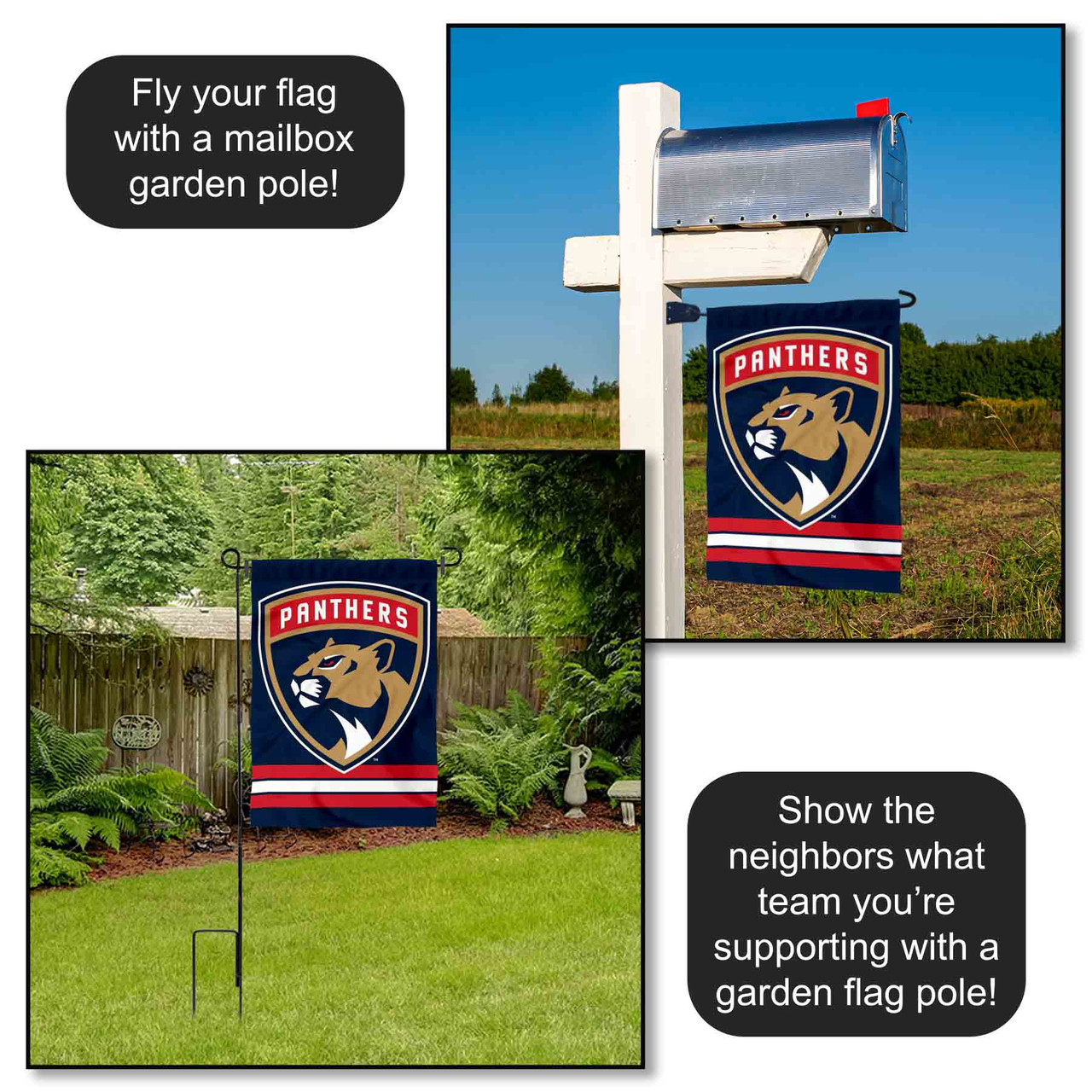 Florida Panthers Garden Flag - State Street Products