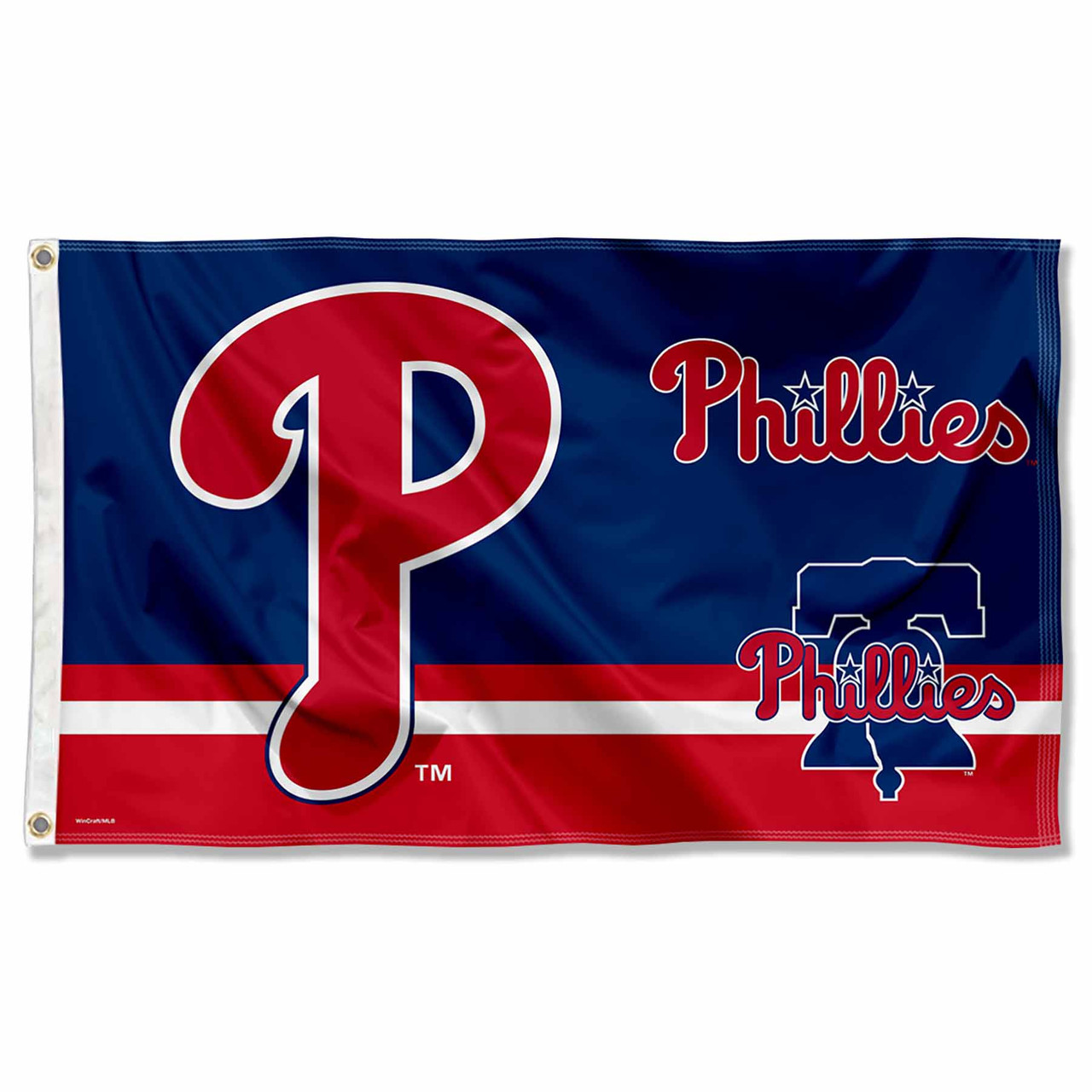 Philadelphia Phillies Logo Insignia 3x5 Large Banner Flag - State ...