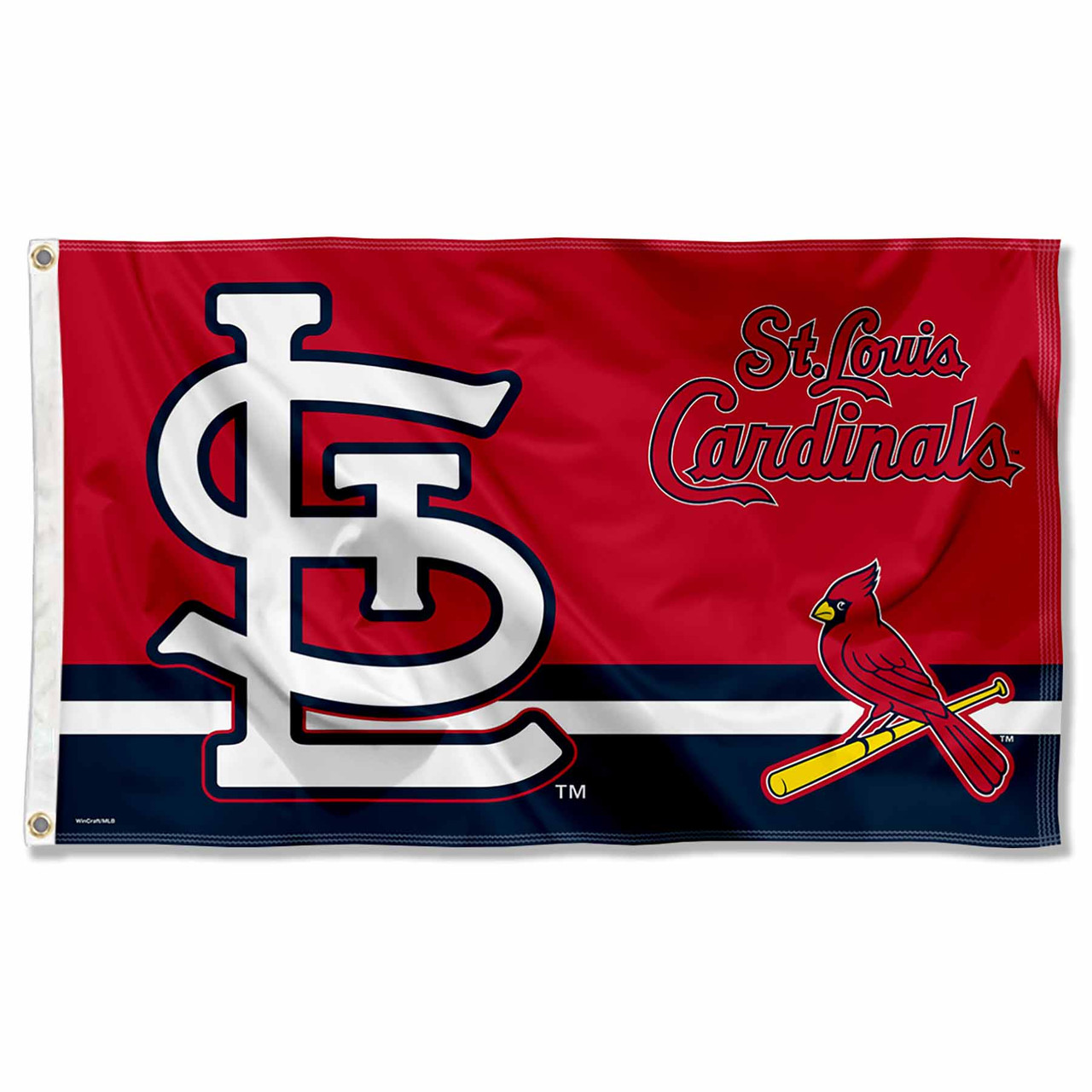 St. Louis Cardinals Logo Insignia 3x5 Large Banner Flag - State Street ...