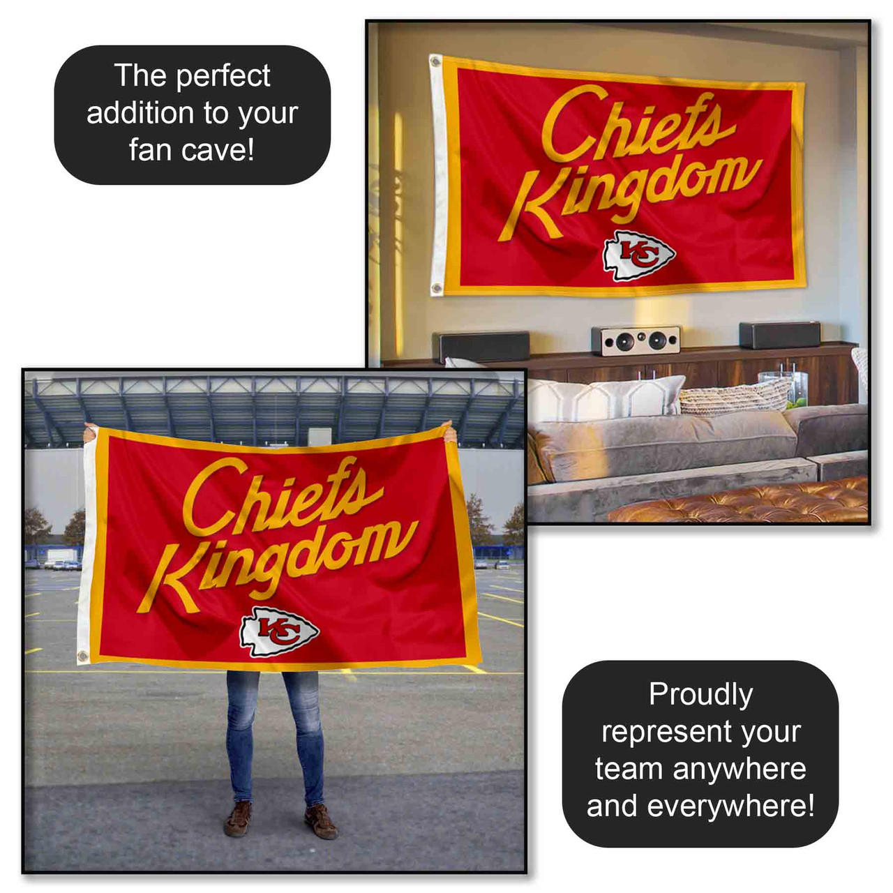 Kansas City Chiefs Kingdom Flag - State Street Products