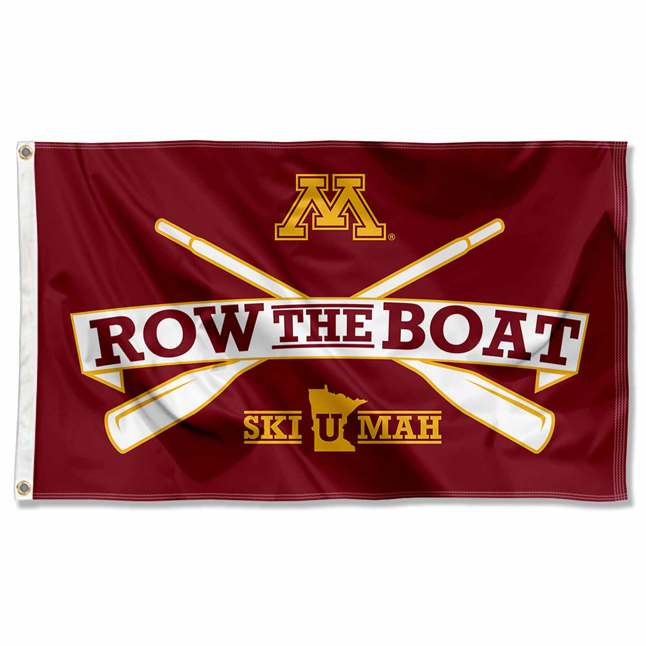 Minnesota Gophers Row The Boat Ski U Mah Flag - State Street Products