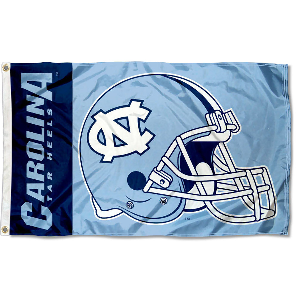 UNC Tar Heels Helmet Flag - State Street Products