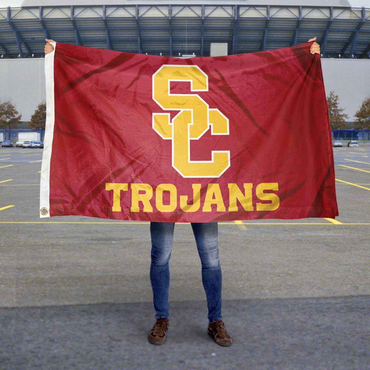 USC Trojans New SC Flag - State Street Products