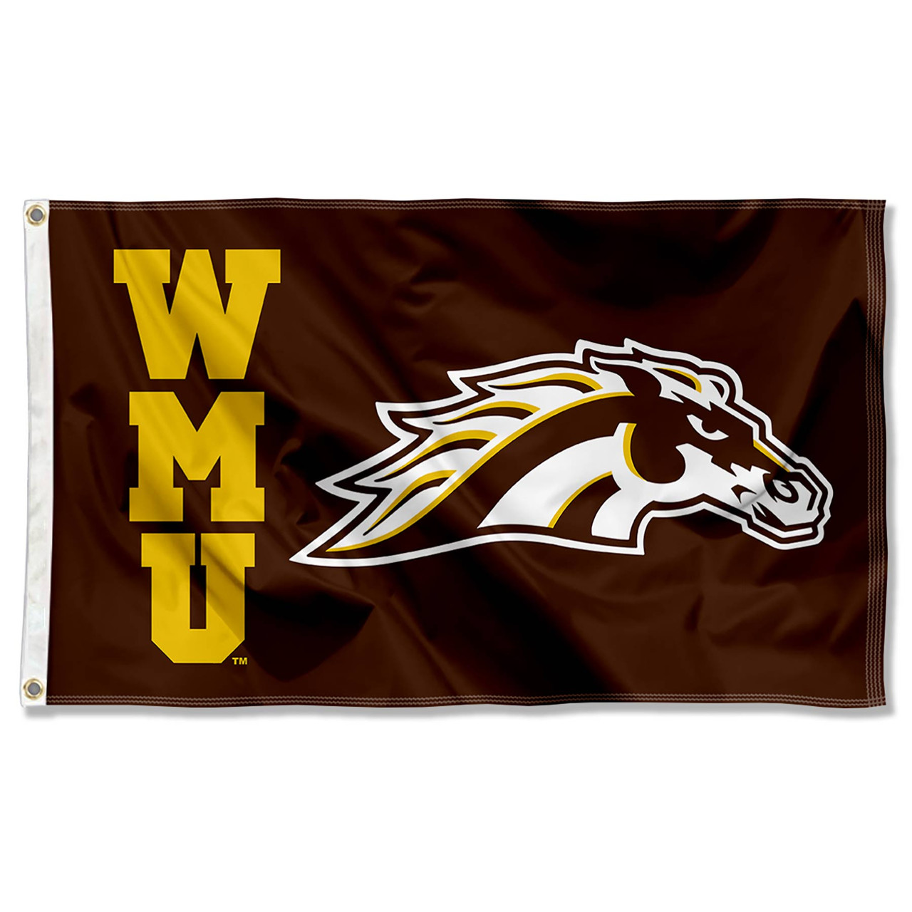 Western Michigan Broncos WMU Logo Flag - State Street Products
