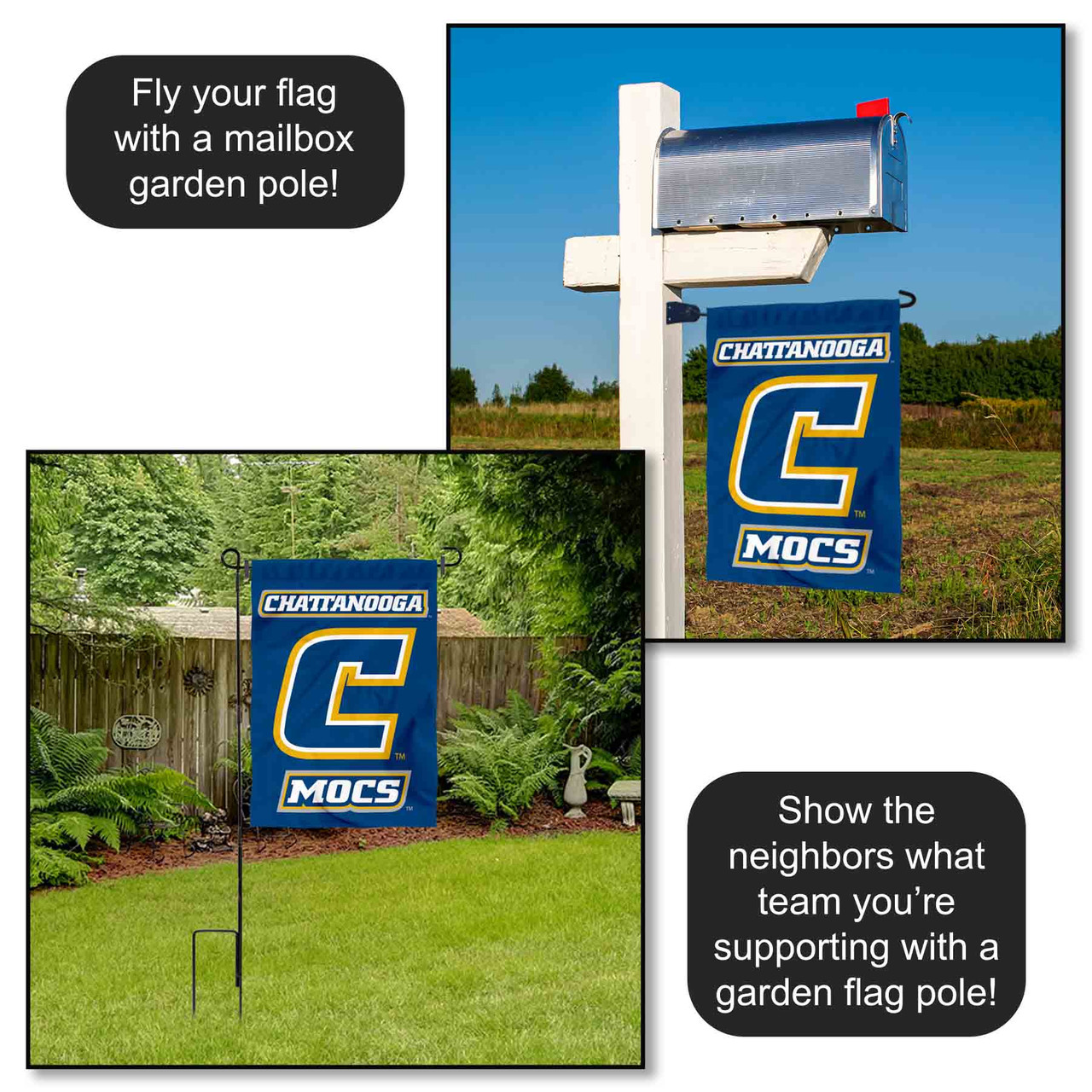 University of Tennessee Chattanooga Garden Flag - State Street Products