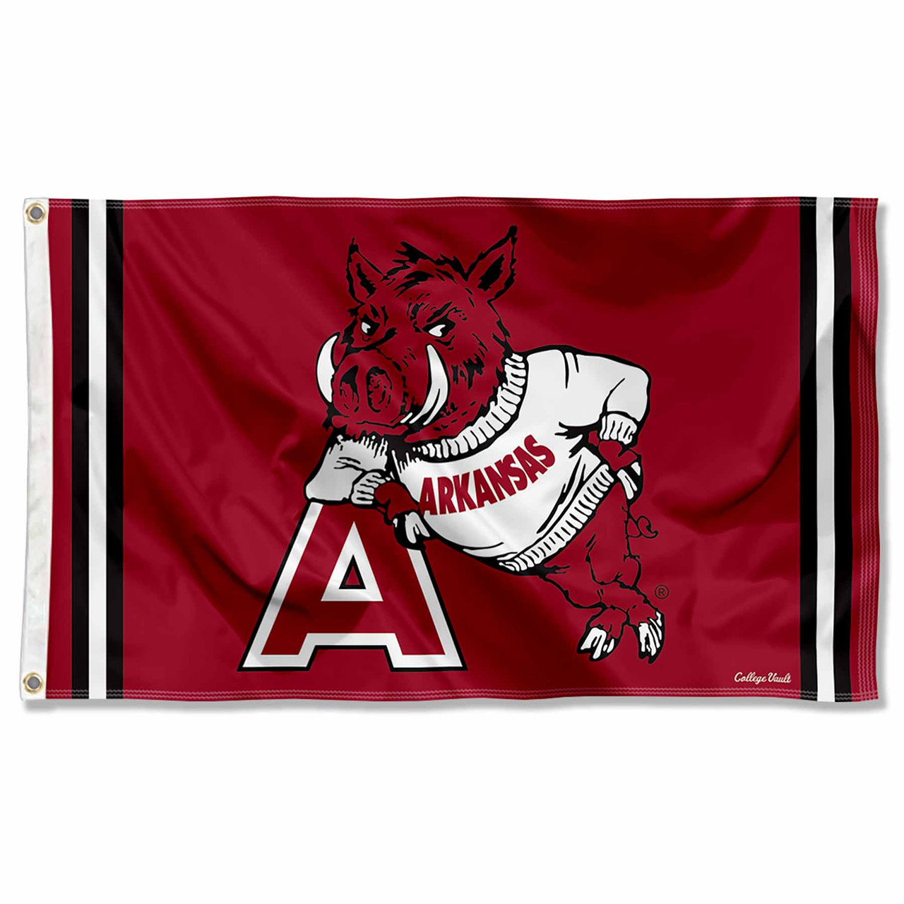 Arkansas Razorbacks Throwback Vault Logo Flag - State Street Products