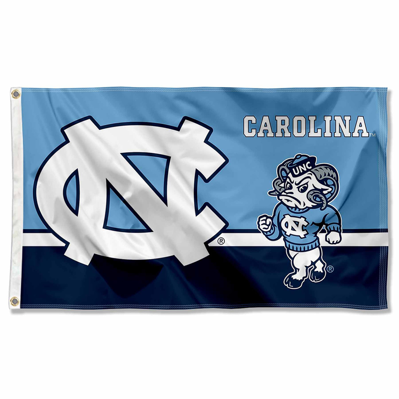 UNC Tar Heels Logo Flag - State Street Products