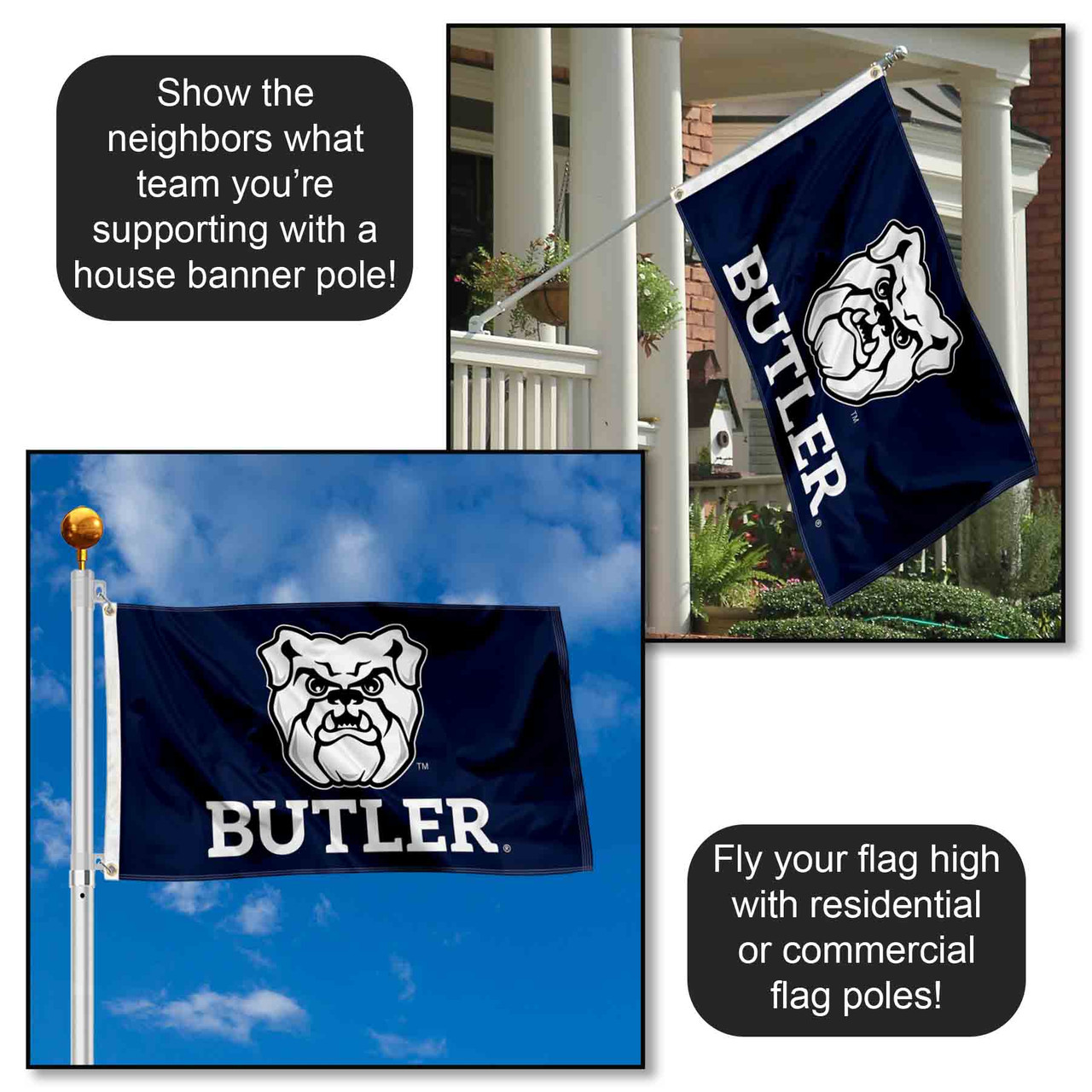 Butler Bulldogs Flag - State Street Products