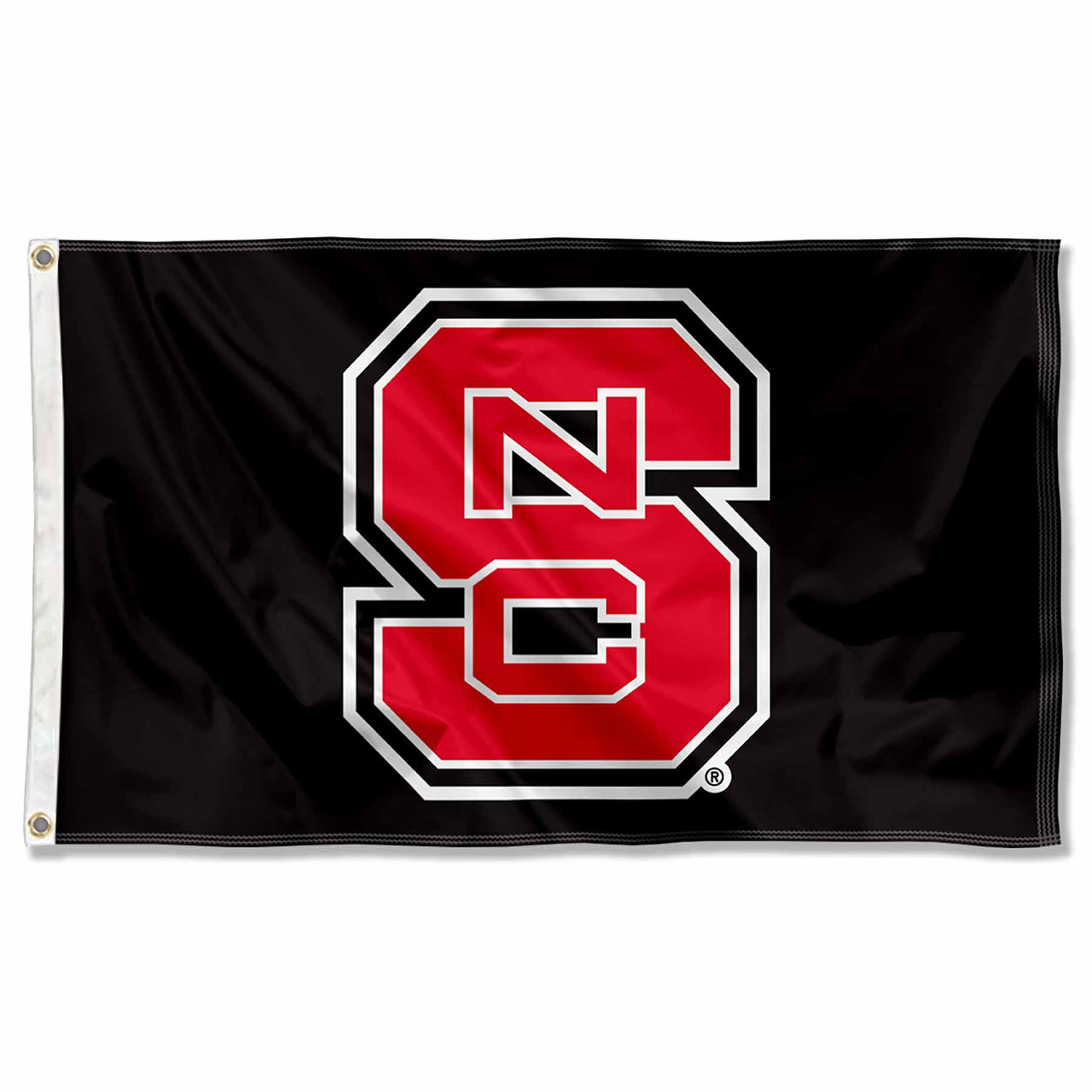 NC State Black 3x5 Flag - State Street Products