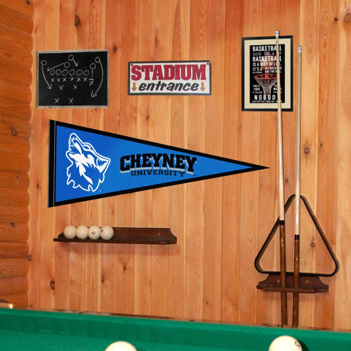 Cheyney University Wolves Pennant - State Street Products