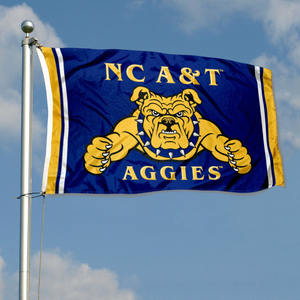 North Carolina A&T Aggies Logo Flag - State Street Products