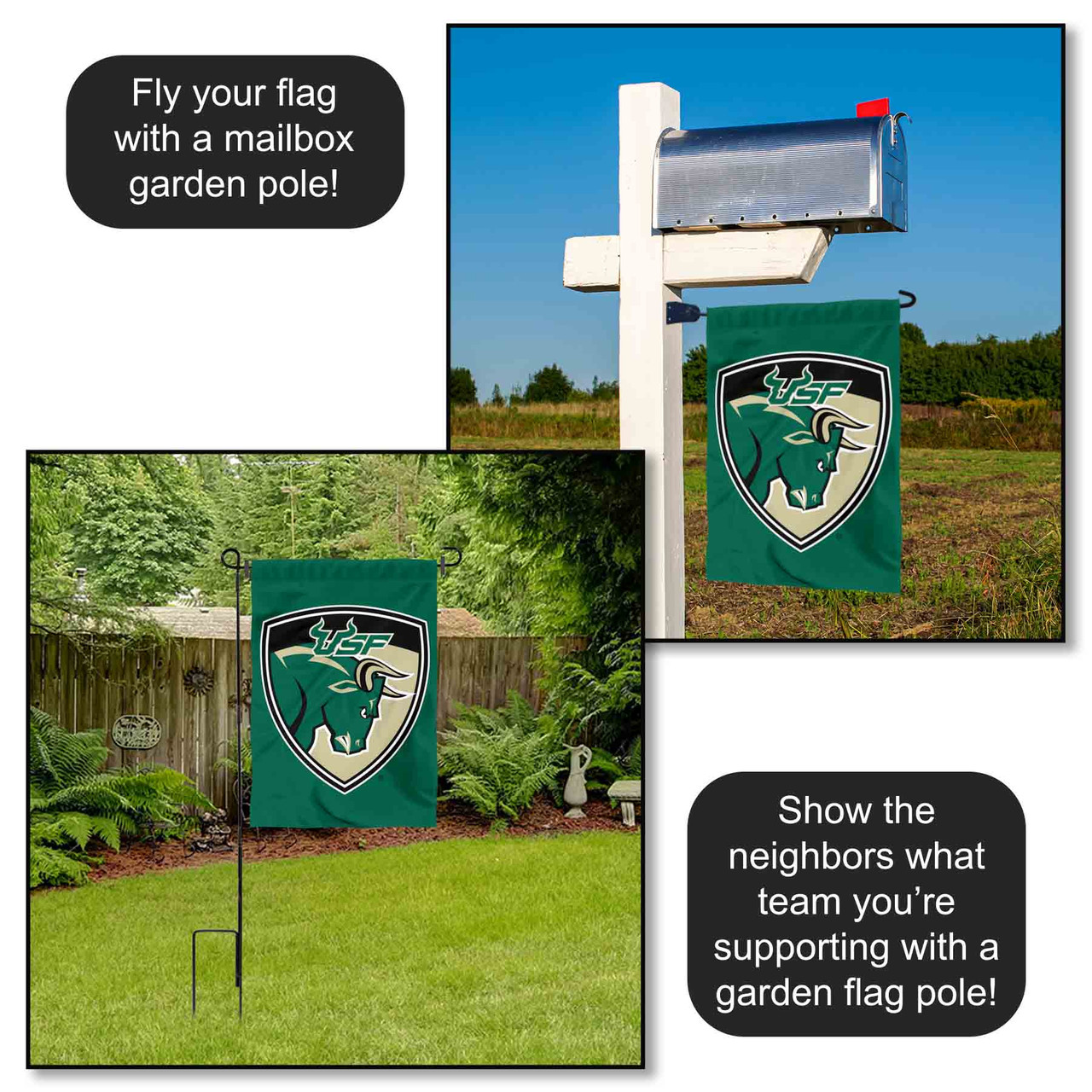South Florida Bulls Garden Flag - State Street Products