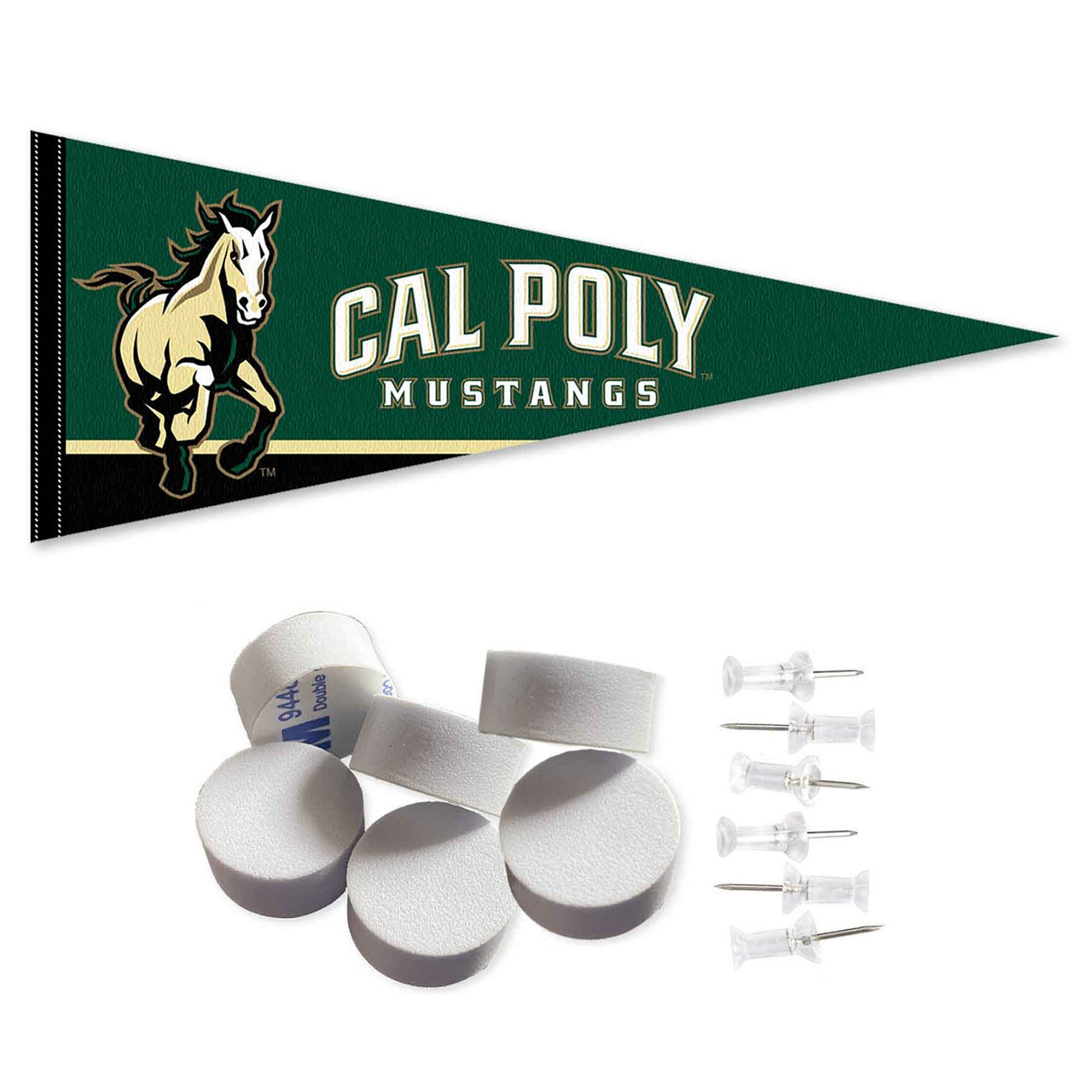 California Polytech State University Banner Pennant with Tack Wall Pads ...