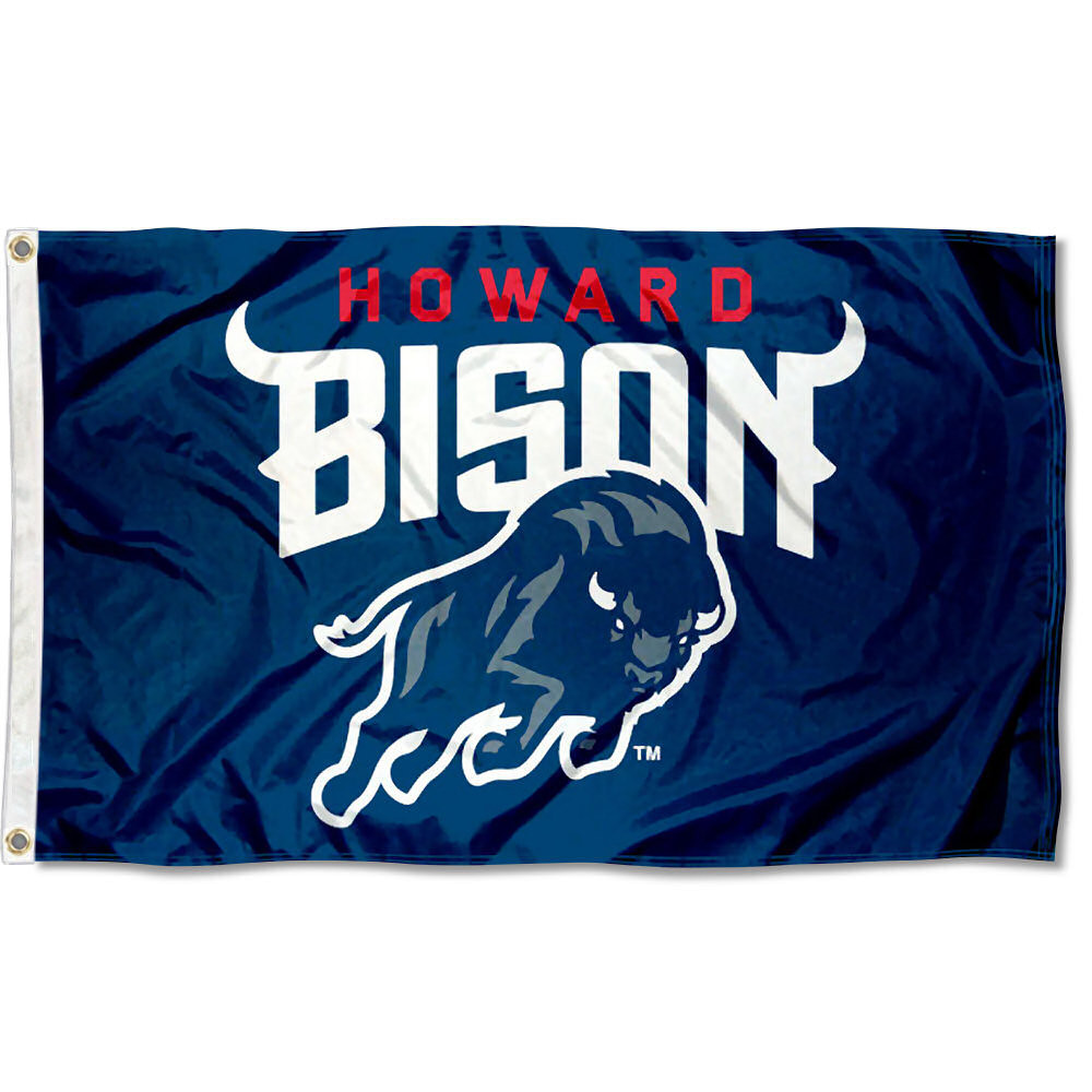 Howard Bison New Logo Flag - State Street Products