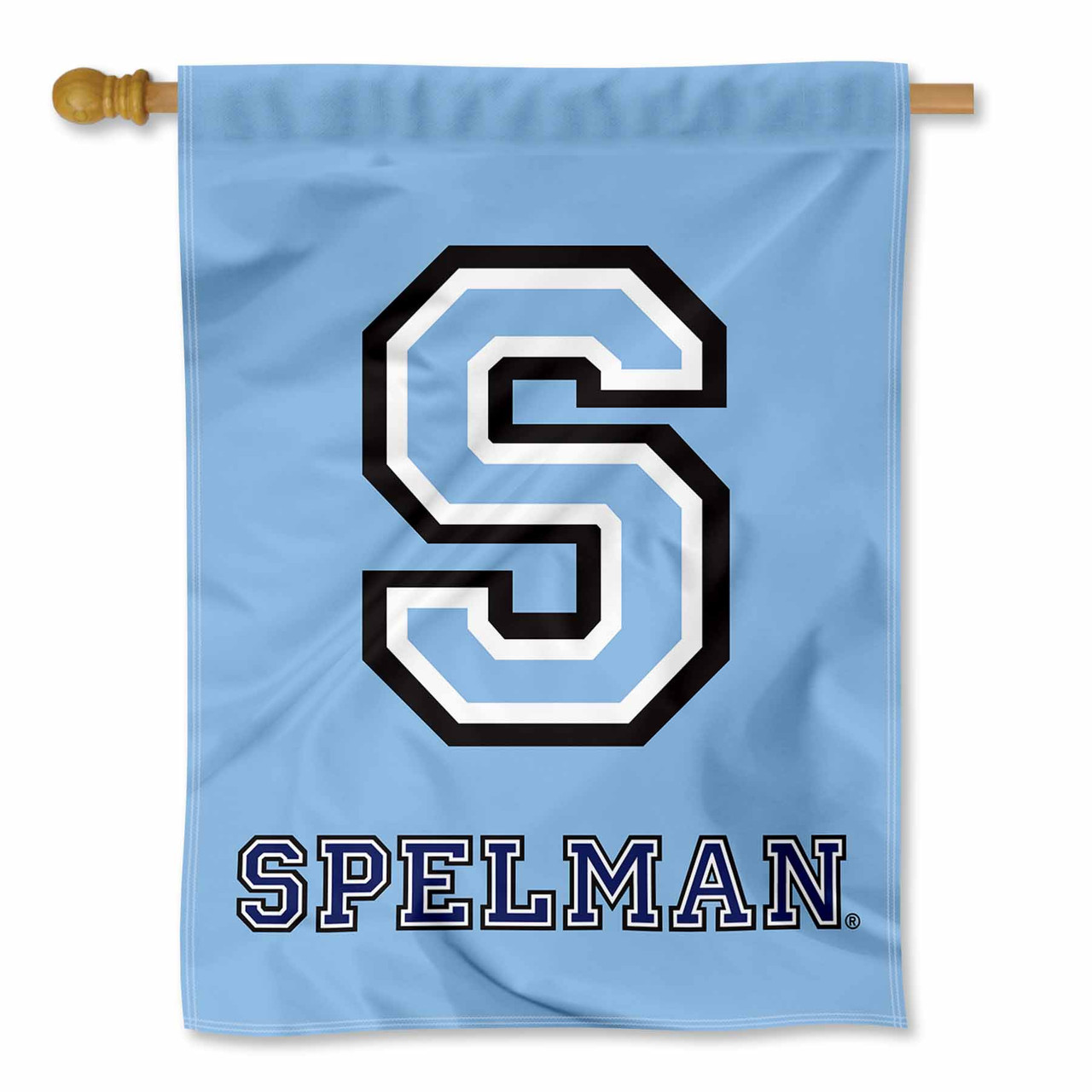 Spelman Jaguars Logo Double Sided House Flag - State Street Products