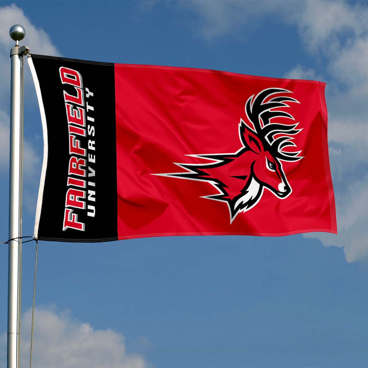Fairfield Stags Logo Flag - State Street Products