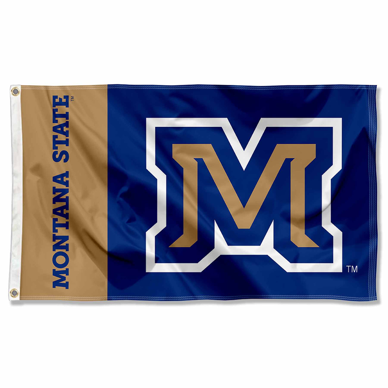 Montana State Bobcats Logo Outdoor Flag - State Street Products