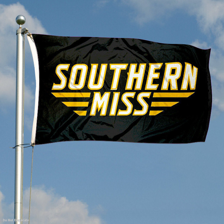 Southern Miss Wordmark Logo Flag - State Street Products