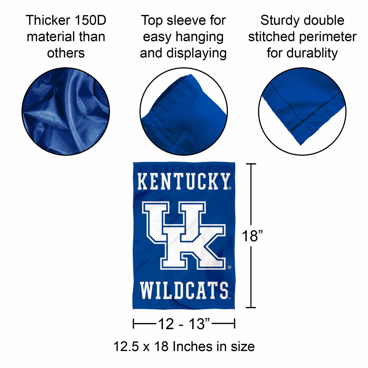 Kentucky Wildcats Garden Flag - State Street Products