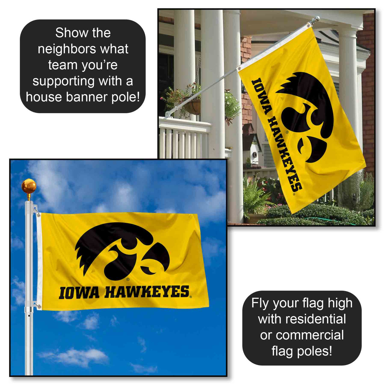 Tiger Hawk Yellow Flag - State Street Products