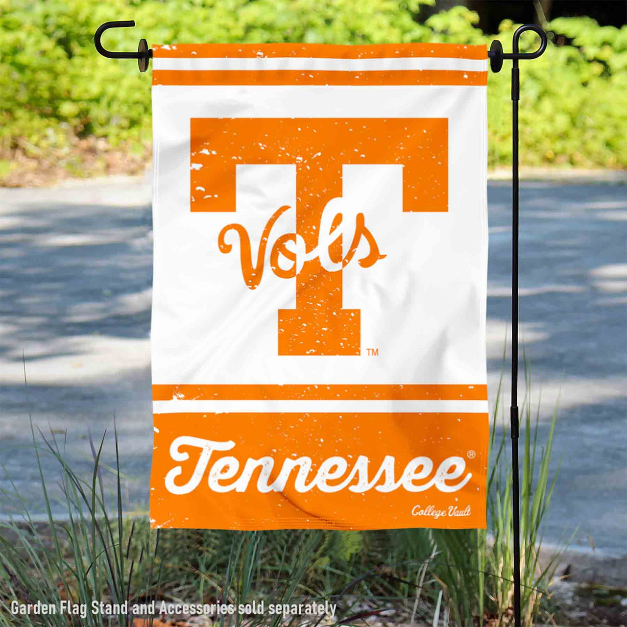 Tennessee Vols College Vault Logo Garden Flag - State Street Products