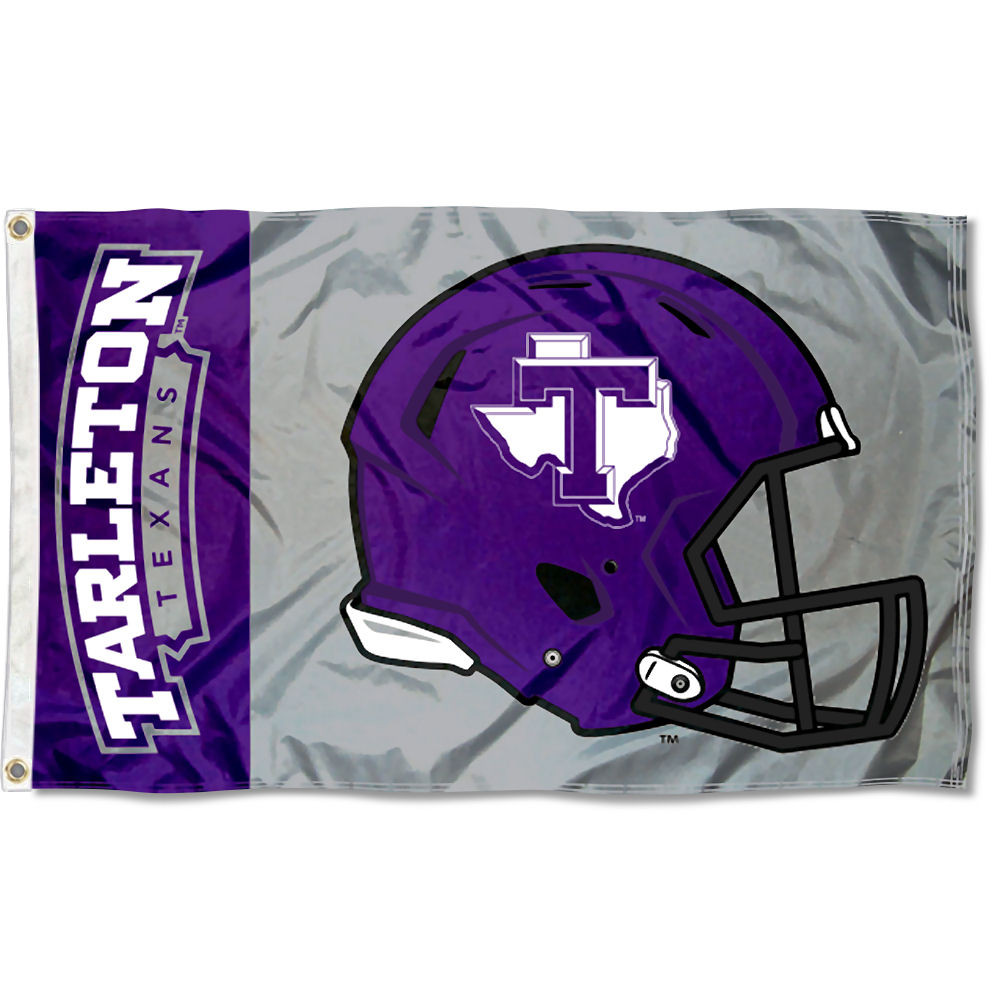 Tarleton State Texans Football Helmet Flag - State Street Products