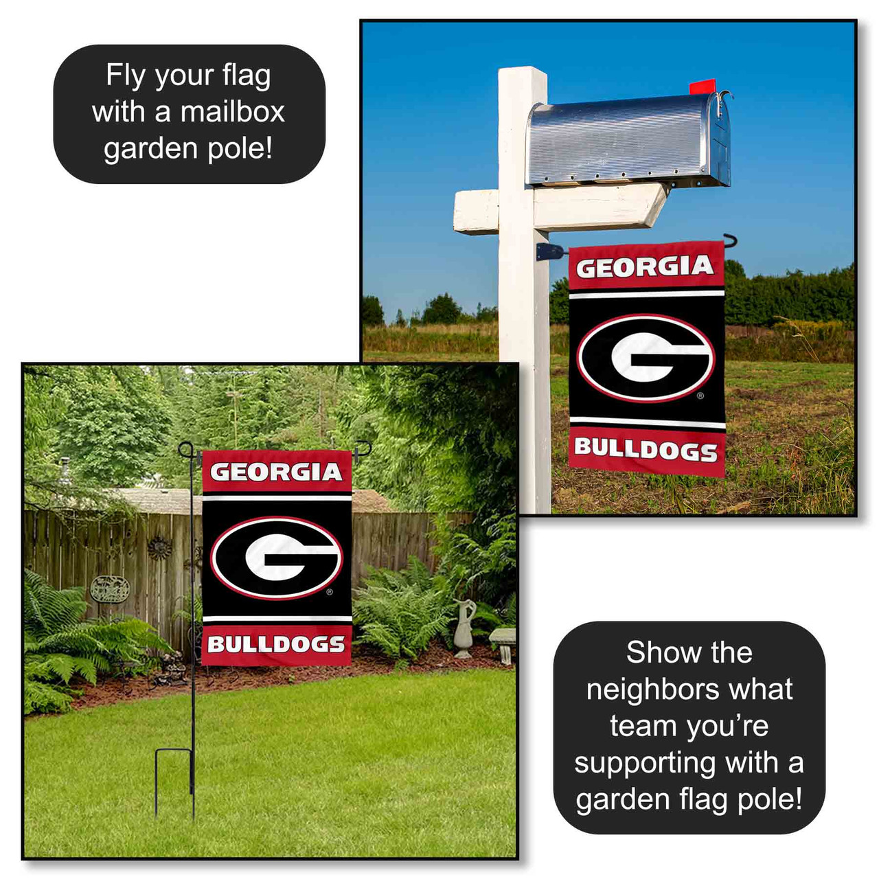 UGA Bulldogs Garden Banner - State Street Products