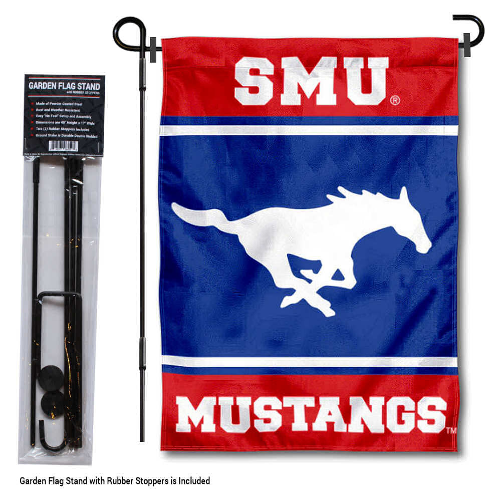 SMU Garden Flag and Pole Stand Holder - State Street Products