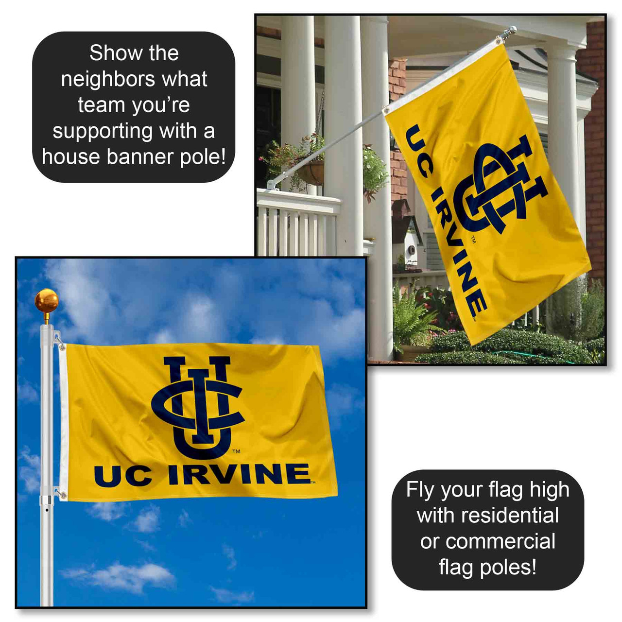 UC Irvine Gold Flag - State Street Products