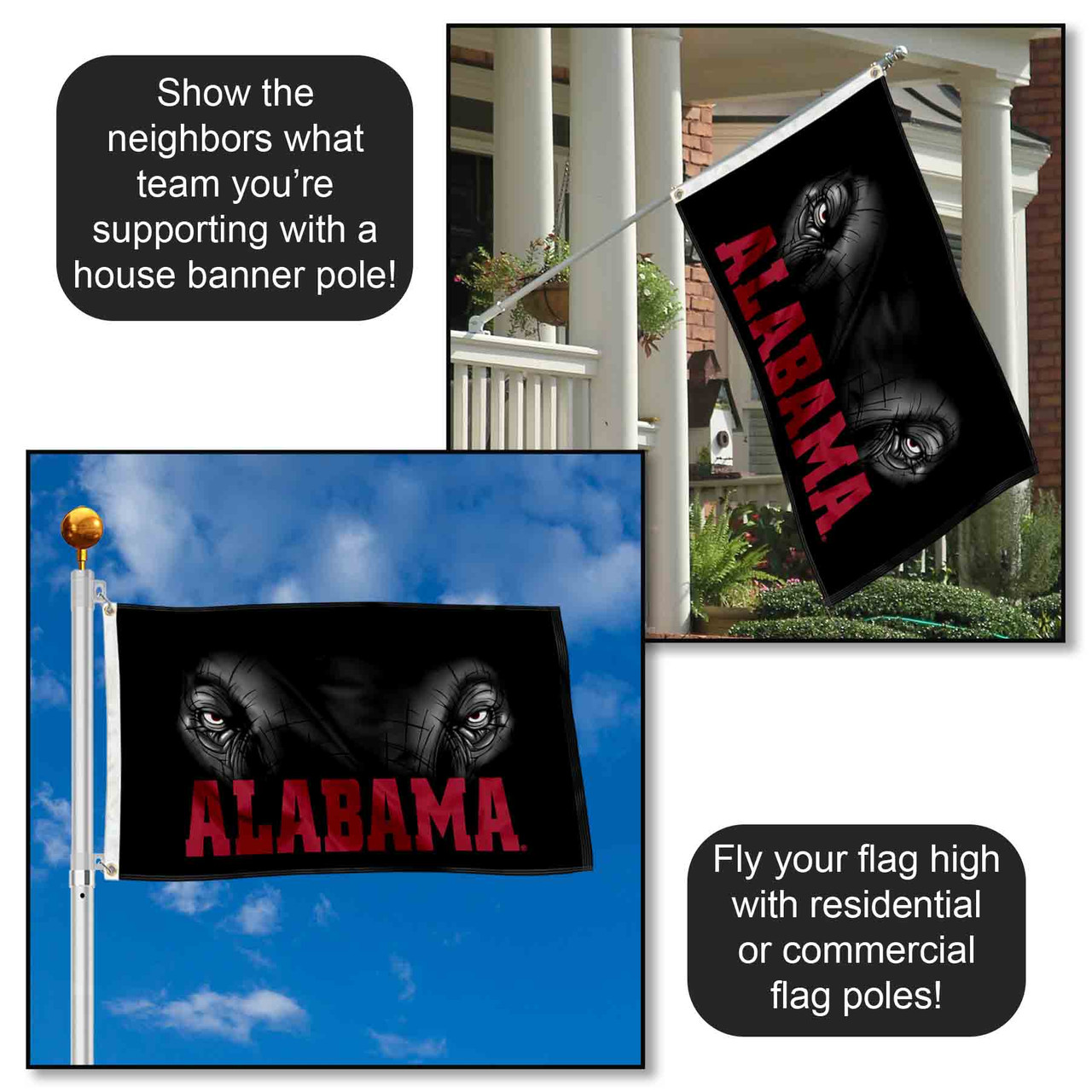 University of Alabama Big Al Flag - State Street Products